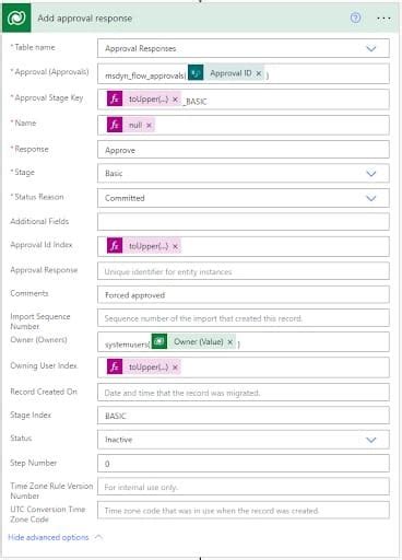 Power Automate Dataverse Approval Request Stop Waiting