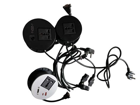 Rj45 And Hdmi Round Desktop Socket China Electrical Box And Usb Charging