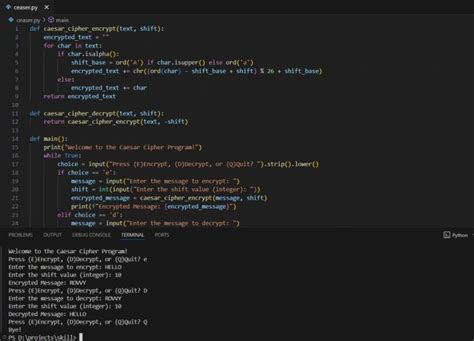 Cybersecurity Caesarcipher Skillcrafttechnology Ganesha S