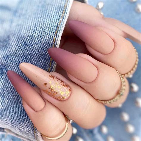 مدل ناخن آمبره پاییزی شیک و دخترانه برای استایلی پاییزه