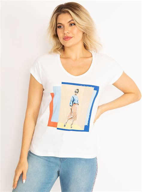 White Plus Size Blouse