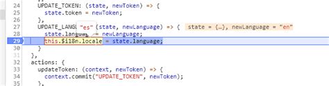 Vuejs Vue I18n Undefined In Vuex Stack Overflow