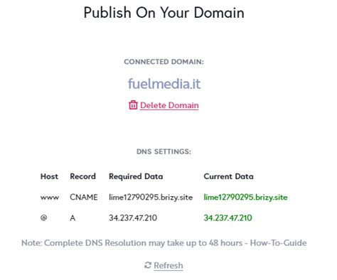 Godaddy Domain Connection Failed Brizy Help Center