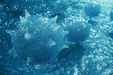 3d 그림 병원 성 바이러스 호스트 유기 체에 감염을 일으키는 바이러스 성 질병 전염병입니다 바이러스 추상적인 배경입니다 바이러스 박테리아 세포 감염 유기 체입니다 3차원