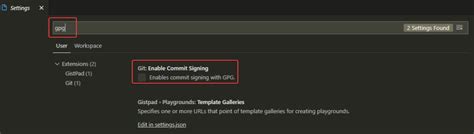 getting verified badge next to your github commits in vs code evotec