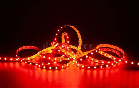 Diode Strip Glowing Led Lights Tape Stock Image Image Of Glow Green 360935559