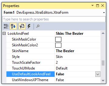 How To Customize Look And Feel Of All Controls Within Form WinForms Controls DevExpress