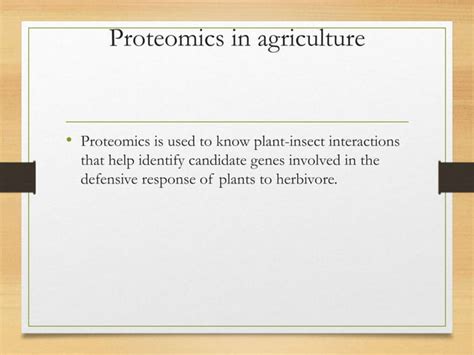 Applications Of Genomics And Proteomics Ppt Pptx