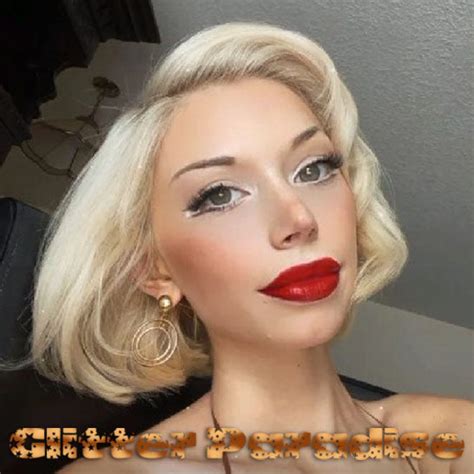 Pinup Pixie Double Marilyn Hoops Glitter Paradise