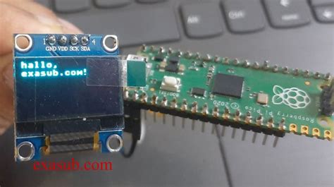How To Interface 096″ Oled Display With Raspberry Pi Pico Without Library Using I2c In