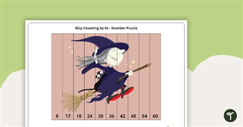 Skip Counting Number Puzzles Teach Starter