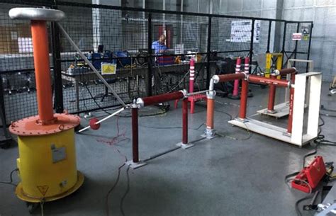 Impulse Voltage Generator In Laboratory Shows A Photograph Of The