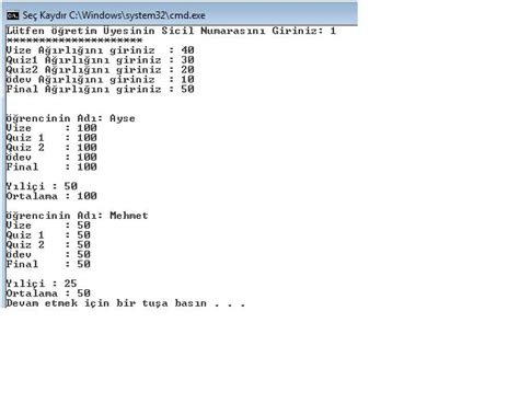Temiz Kod Algoritma Ve Cc Vize Soruları Ve Cevapları