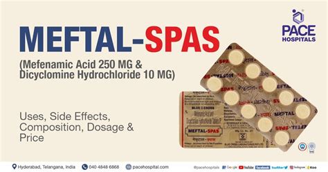 Meftal Spas Uses Side Effects Composition Dosage And Price