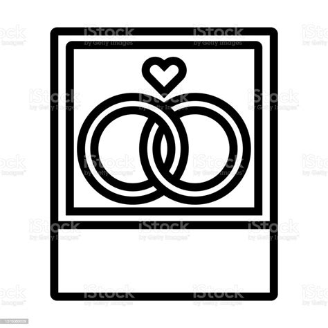 생일 과 파티 컬렉션에서 웨딩 사진 아이콘 얇은 선형 웨딩 사진 결혼식 흰색 배경에 고립 된 사진 개요 아이콘 라인 벡터 웨딩 사진 기호 웹 및 모바일 기호 결혼식에 대한