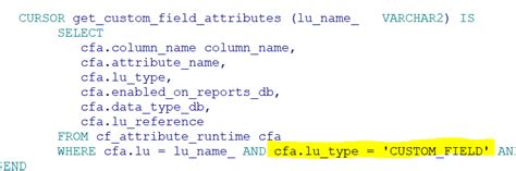 Adding Custom Lu Fields In Report Designer Ifs Community