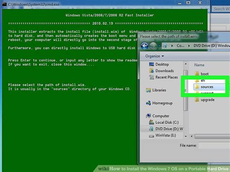 How To Install The Windows OS On A Portable Hard Drive