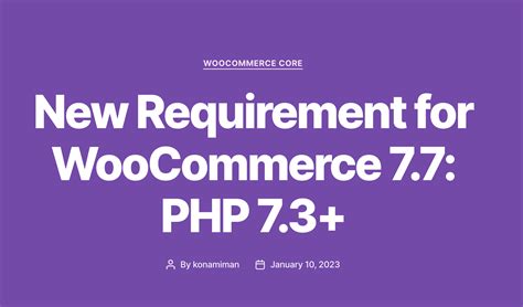Wordpress Php Requirements Changing Soon