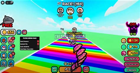 Flying Wings Race Simulator Script Cheater Ninja