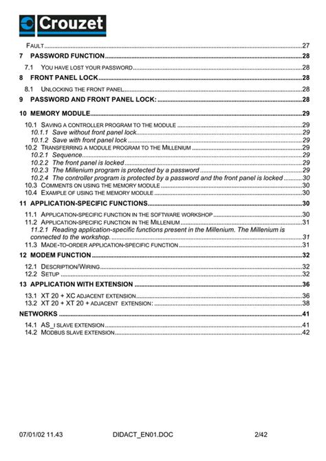 Manual De Programacion Plc Crouzet Millenium Pdf
