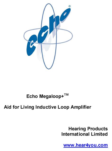 Echo Megaloop Manual Pdf Download Manualslib