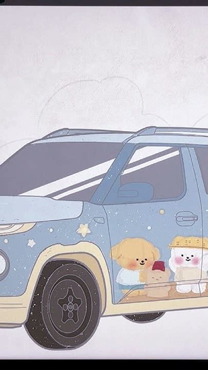 캐스퍼 그리기 대회 시즌2🚙 참여 안 할 수 없었습니다‼️ Youtube