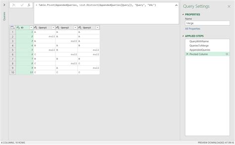 Power Query Merging More Than 2 Queries Index Issue Rexcel