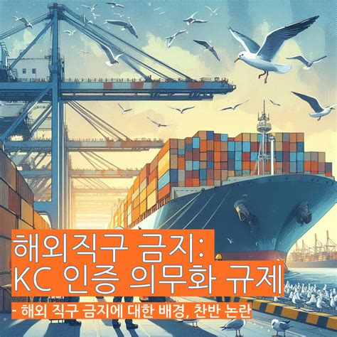 해외직구 금지 Kc 인증 의무화 규제 Archivi