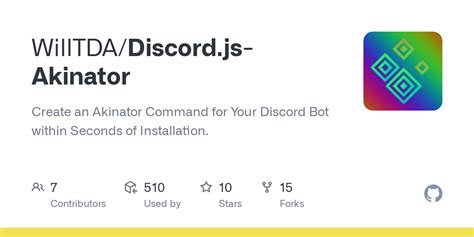 Github Willtdadiscordjs Akinator Create An Akinator Command For