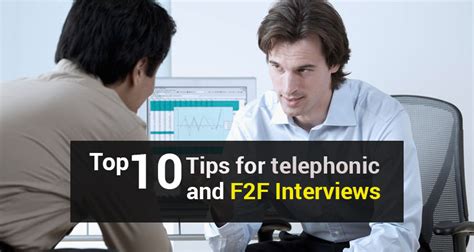 Top 10 Tips For Telephonic And F2F Interviews Joblagao Com