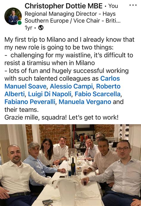 Fabio Zingarelli Posted On Linkedin