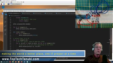 xavier s solution for paul mcwhorter s lesson 5 raspberry pi gpio understanding binary youtube