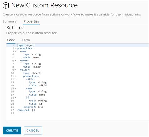 Aria Automation Custom Resource Types Update Custom Properties Cma