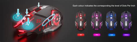 Mftek Rgb Rainbow Gaming Keyboard And Mouse Combo Compact 87 Keys Backlit Computer