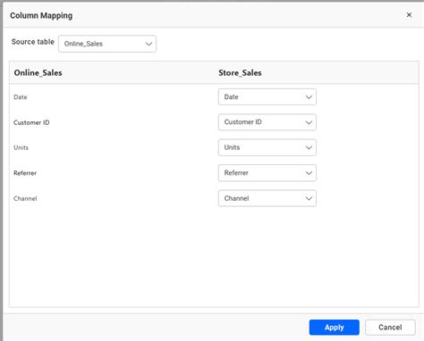 Appending Data Sources Embedded Bi Bold Bi Docs
