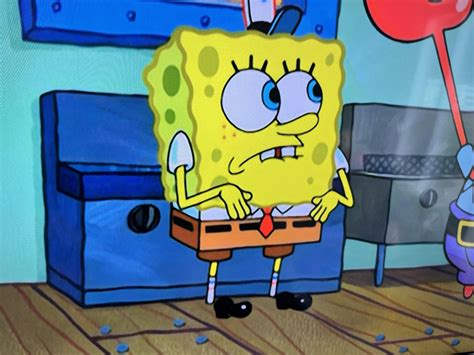 My Daughter Pointed Out This Scene Where Spongebobs Legs Are Disconnected From His Shoes R