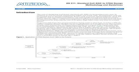 Pdf Standard Cell Asic To Fpga Design Methodology And Guidelines · Newer Fpga Devices Have