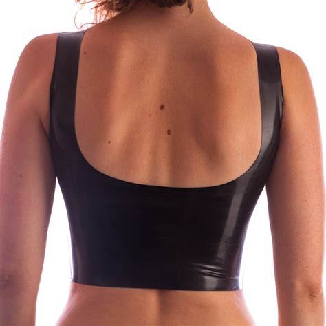 Latex Crop Top Pattern Scoop Neck Low Back Create Your Own Latex