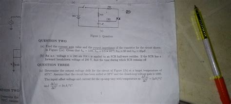 Solved A I C Figure 1 Question Question Two A Find The