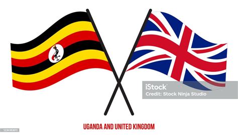 우간다와 영국 국기 교차 하 고 플랫 스타일을 흔들고 공식 비율 올바른 색상 0명에 대한 스톡 벡터 아트 및 기타 이미지 0명 Friends Of The Earth