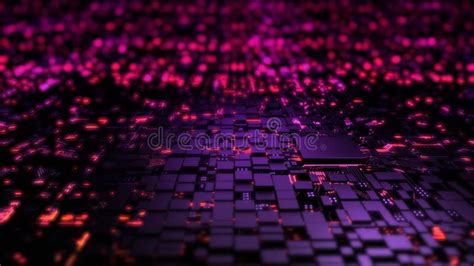 Microprocessor Chipset Central Processor Unit On The Illumination
