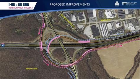 DelDOT Begins Work On Reconfiguring I 95 Del Highway 896 Interchange CEG