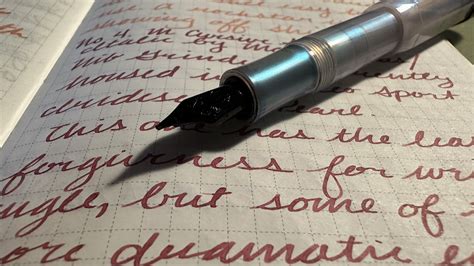 Playing With Four Italic Nib Grinds — Dime Novel Raven