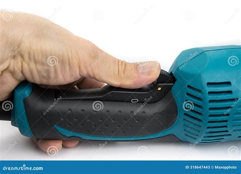 Angle Grinder Switch Trigger With A Safety Lock Stock Image Image Of Industry Circle 318647443