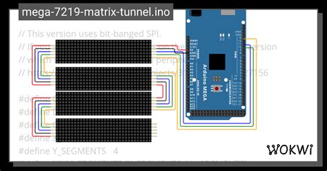 Mega 7219 Matrix O Copy Wokwi Esp32 Stm32 Arduino Simulator