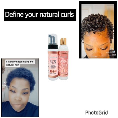 Curl Defining Foam Gel Set Etsy