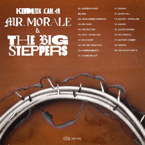 Kendrick Lamar Mr Morale And The Big Steppers Rfreshalbumart