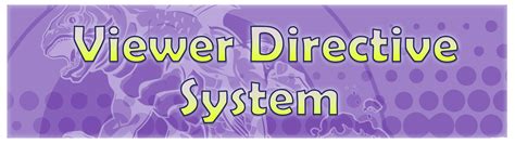Viewer Directive System OSRP
