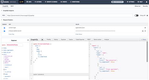 Build A Graphql Backend For An Application Hasura Graphql Docs