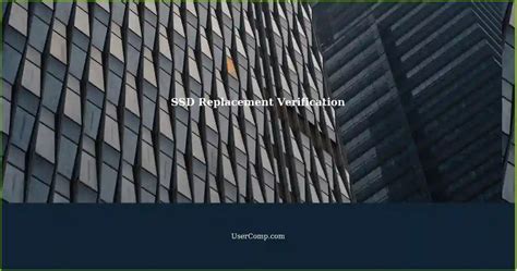 Checking If An Ssd Was Replaced More Than Just Comparing Current Specs